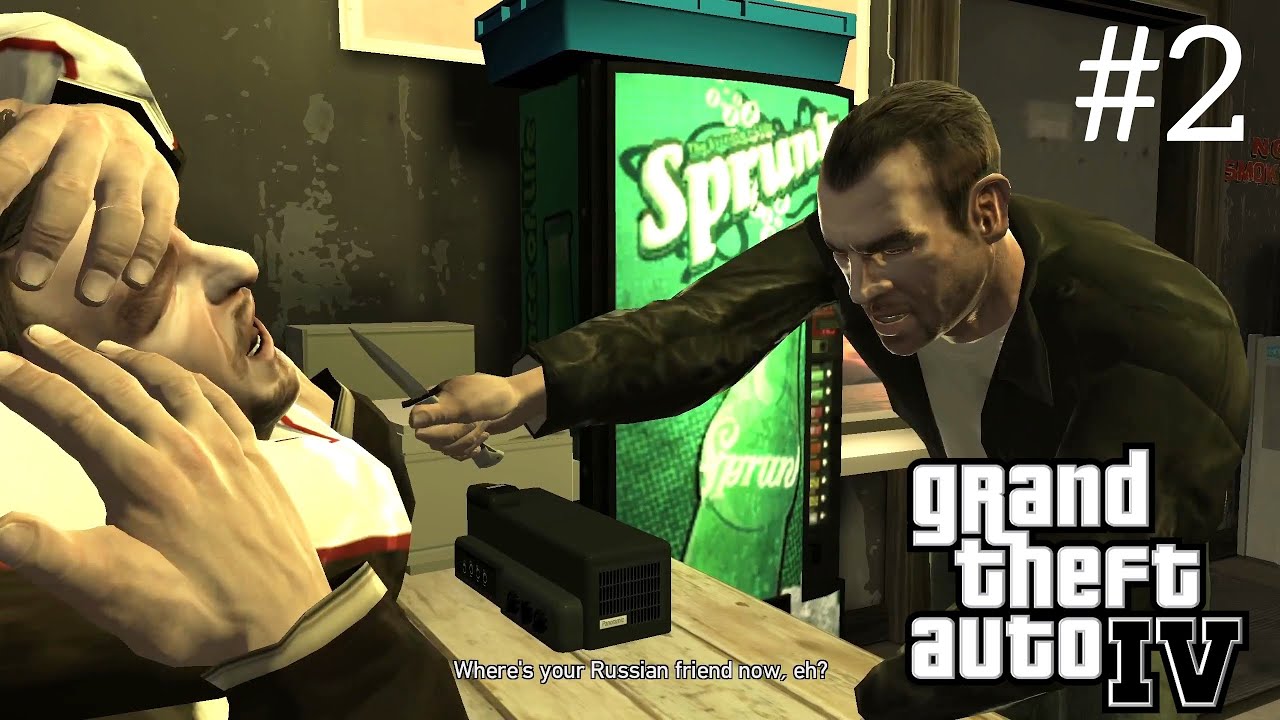 GRAND THEFT AUTO FOUR (IV) WALKTHROUGH PC GAMEPLAY PART 2 - YouTube