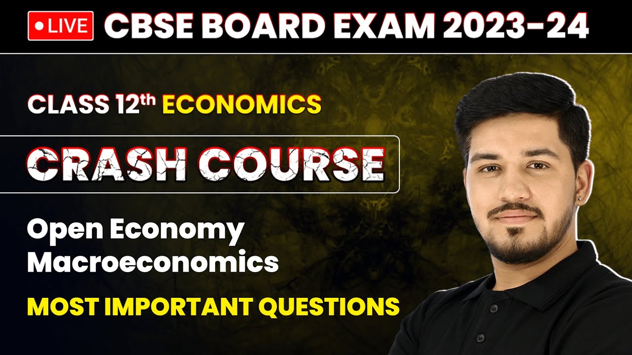 Open Economy Macroeconomics - Most Important Questions | Class 12 ...