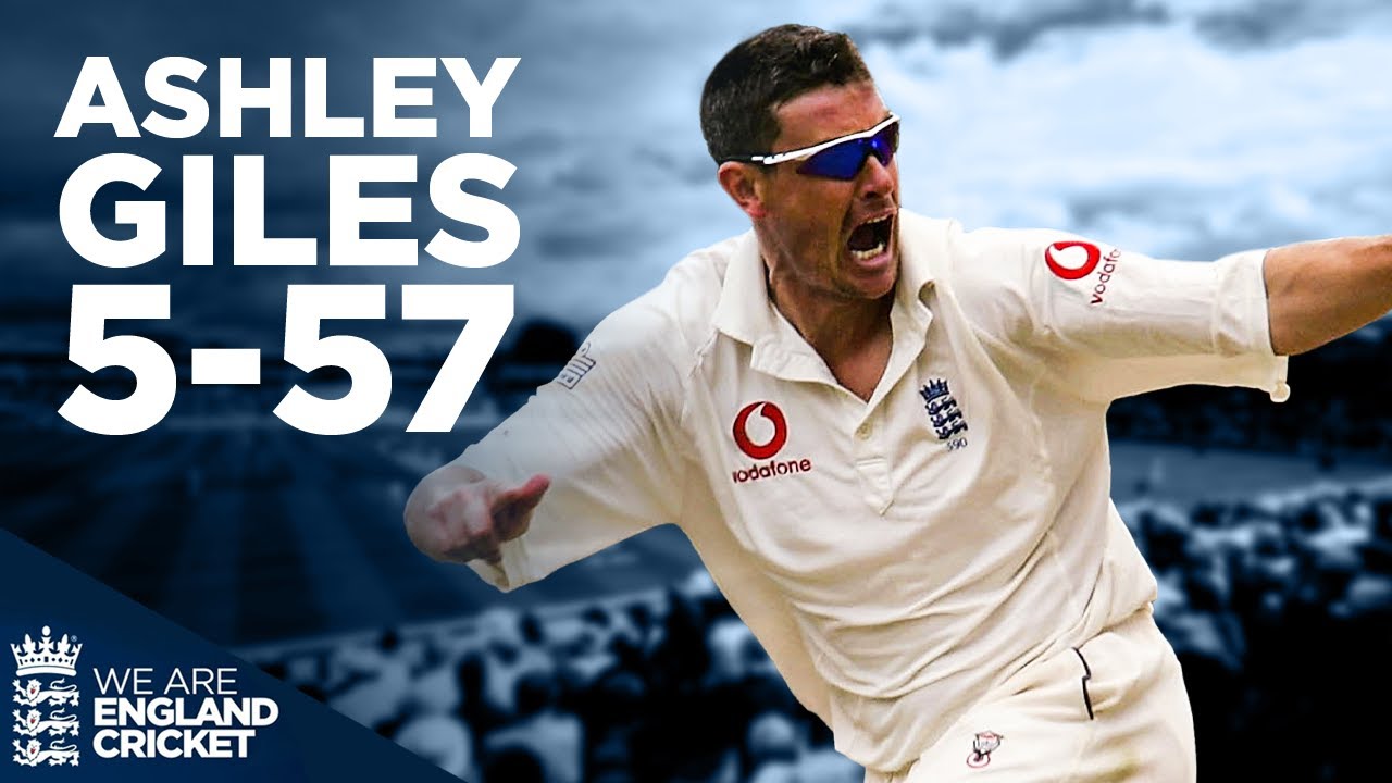 Ashley Giles Spectacular 5-57! | Happy Birthday King of Spain ...