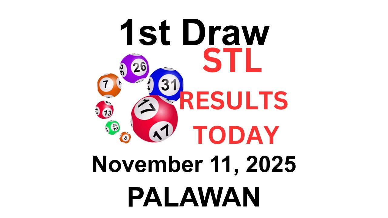 STL PALAWAN Results Today - 1st Draw November 11, 2025 - YouTube