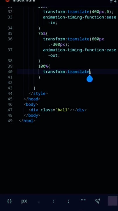 Creating a Bouncing Ball Animation with CSS | coderLife" - YouTube