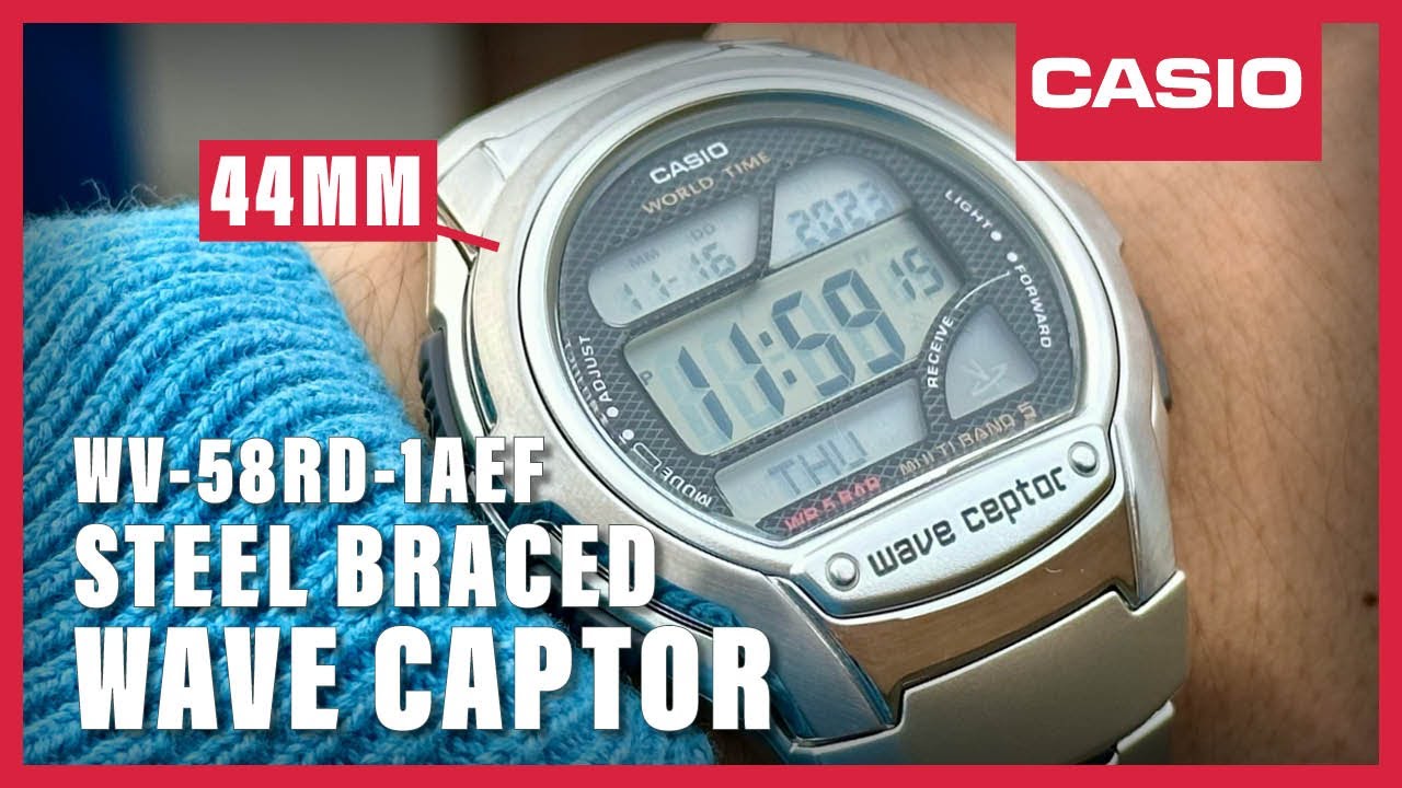 Unboxing The Casio Wavecaptor WV-58RD-1AEF - YouTube