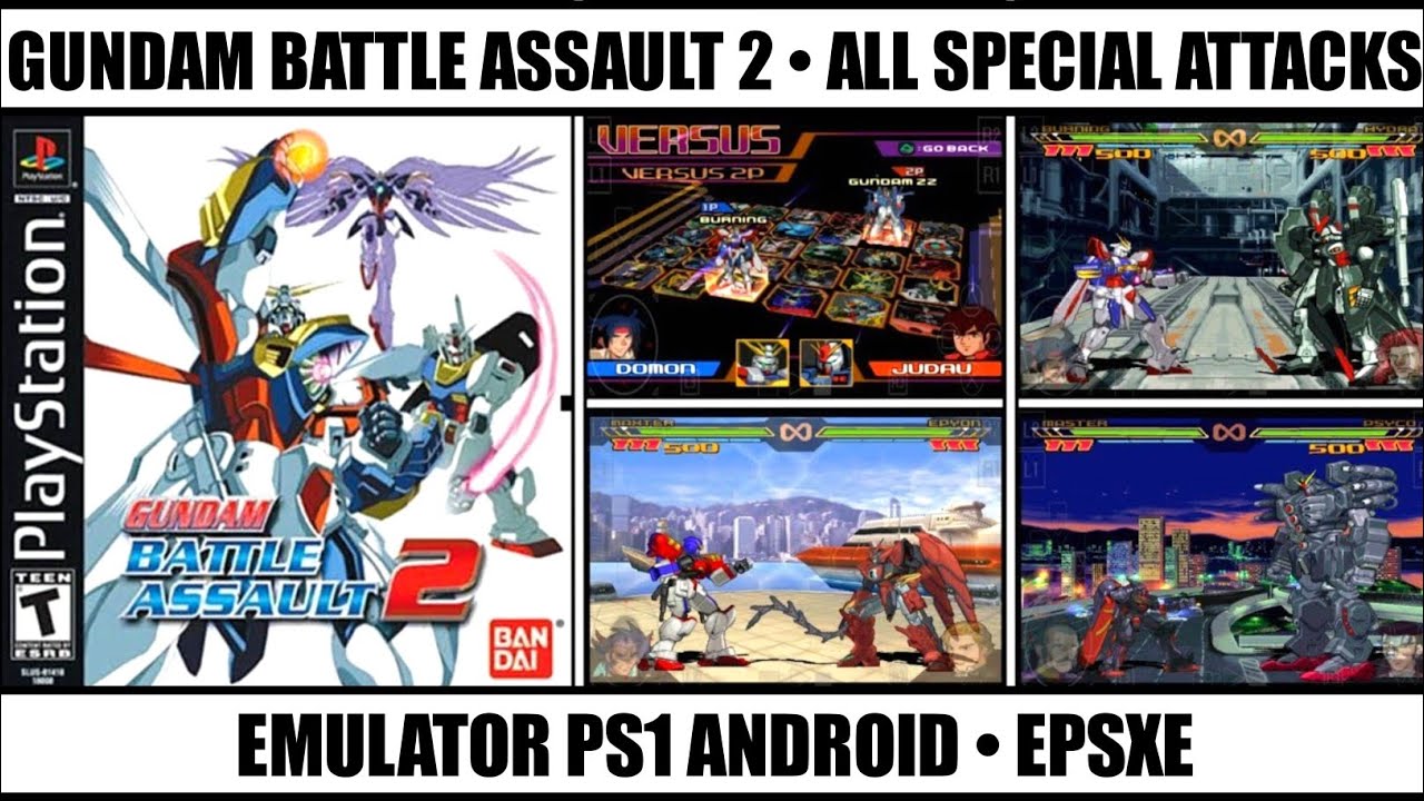 Gundam Battle Assault 2 - All Characters Special Attacks | Best PS1 ...