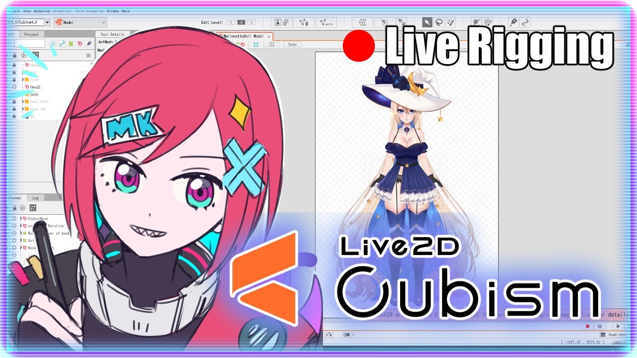 【Live2D Rigging】Working with skirts [EN/BM/ID] [VTuber] - YouTube