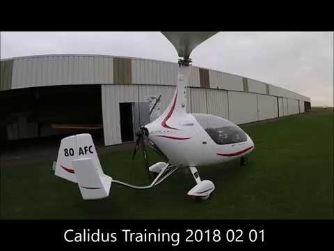 Formation autogire 20180201 Calidus solo ND Lorette - YouTube