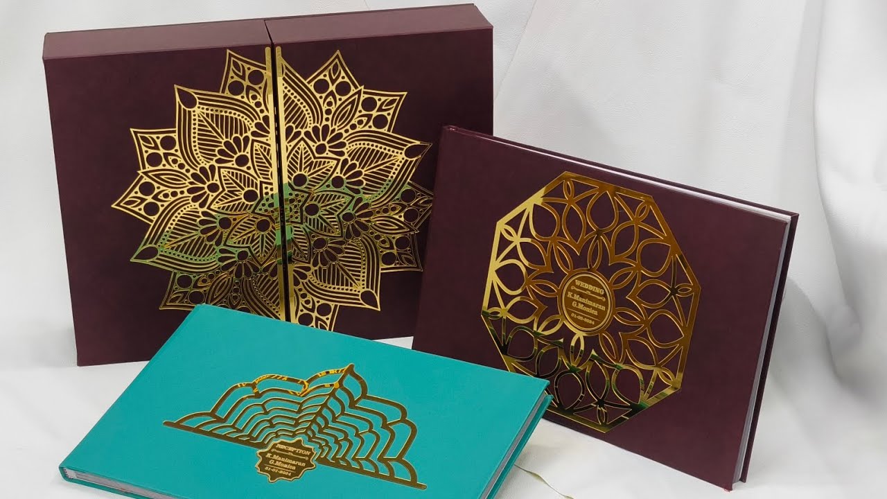 Elite wedding album Box design - YouTube