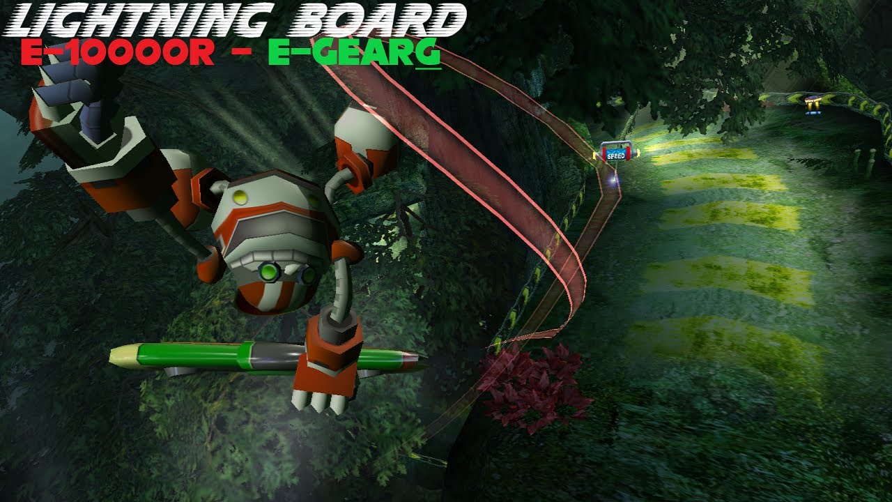 Sonic Riders DX v2.0.1 "Lightning Board" 3 Laps Green Cave (E-10000R ...