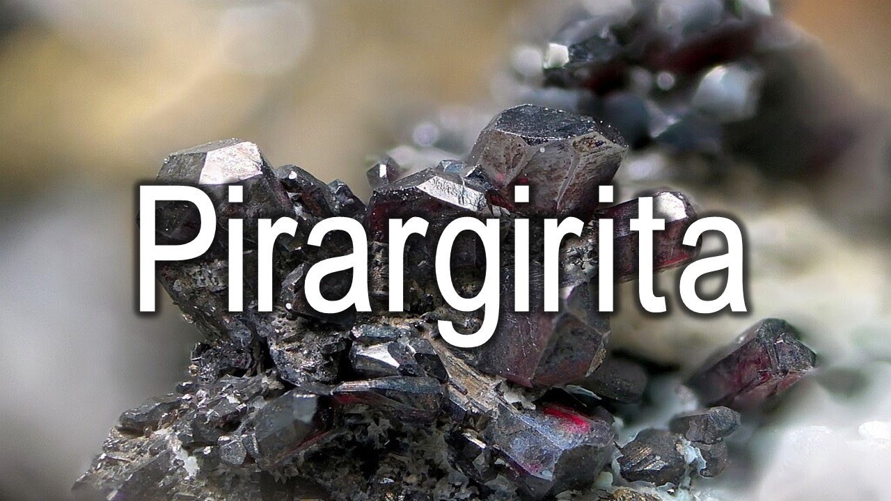 Pirargirita / características y propiedades de identificación - YouTube