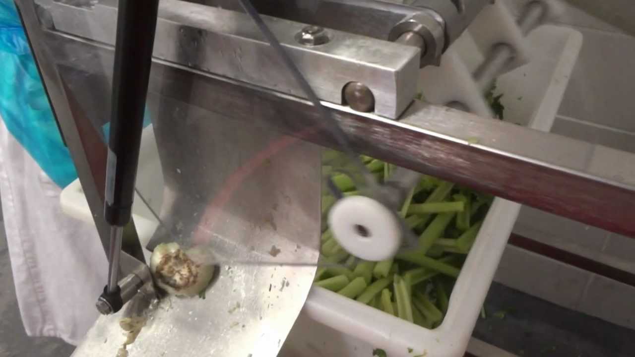 Celery Cutter Model 1 - YouTube