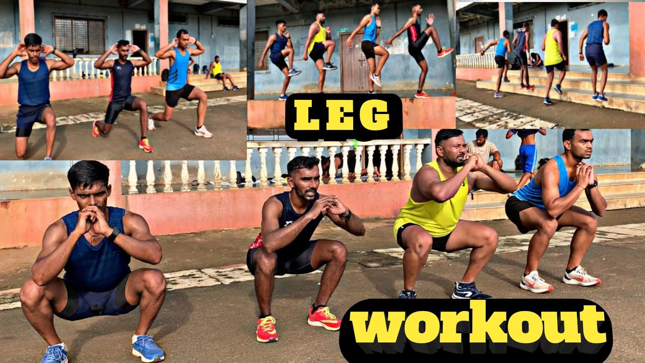 Leg Workout At Ground || Without equipment || Strong leg exercise - YouTube