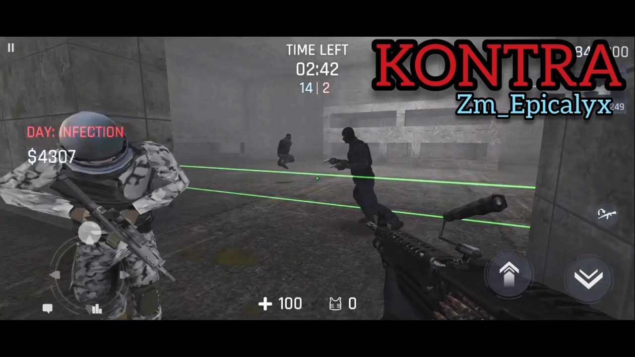 Kontra Multiplayer Fps - Zombie 🧟 mode | Zm_Epicalyx | Android Gameplay ...