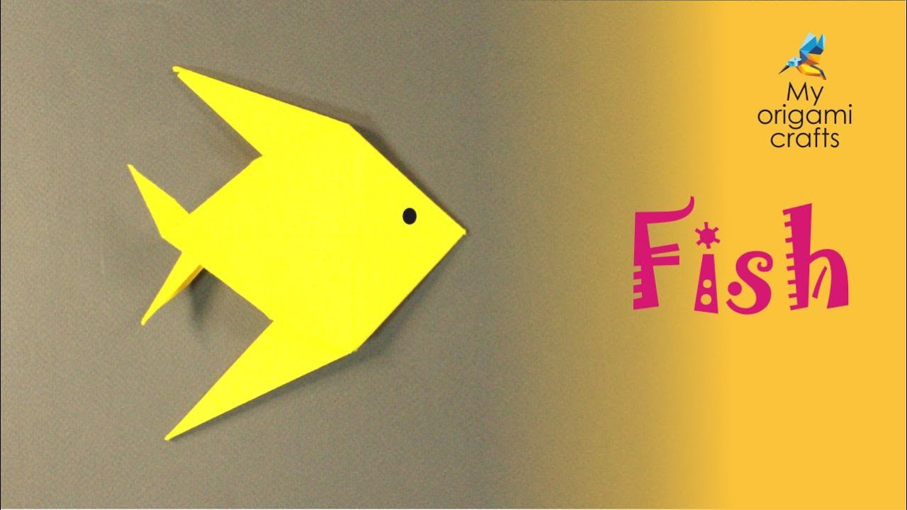 Paper Fish How To Make A Fish Out Of Paper Craft Ideas YouTube Paper Fish How To Make A Fish Out Of Paper Craft Ideas YouTube