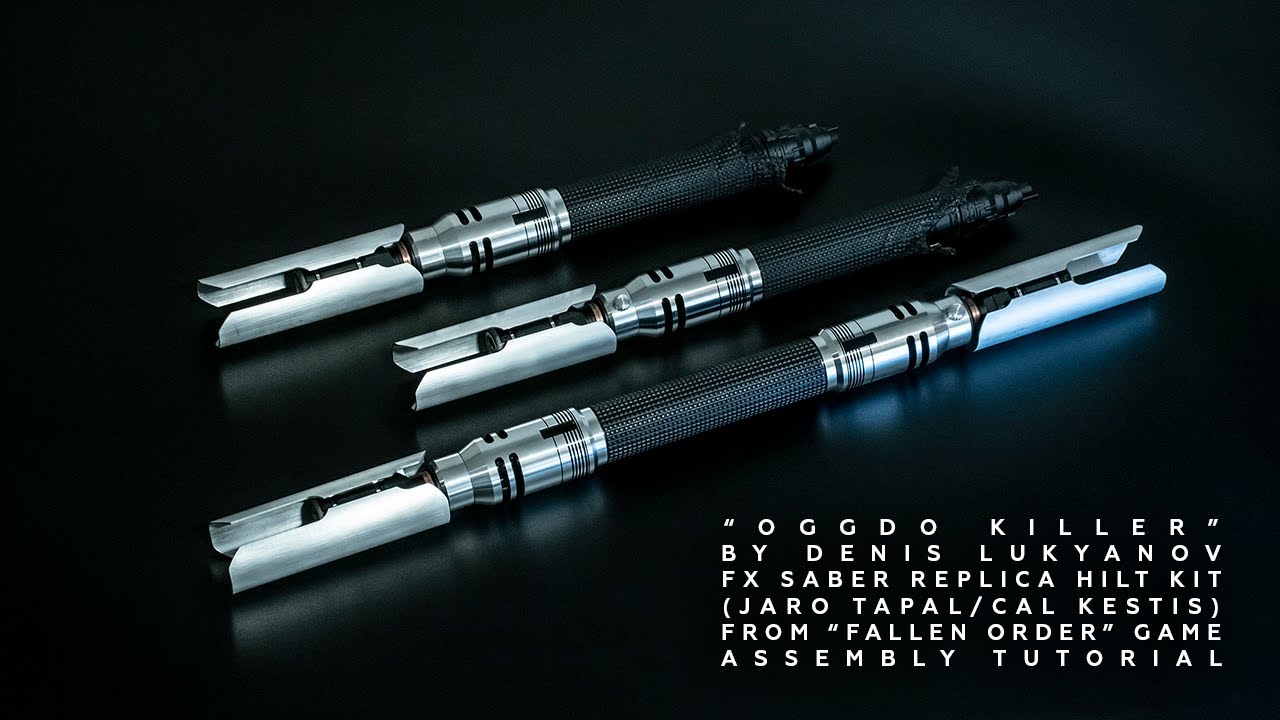 Oggdo Killer Cal Kestis Jaro Tapal Lightsaber Accurate Replica