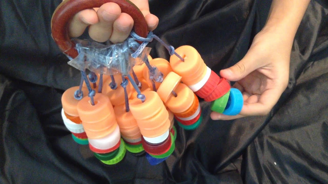 Instrumento Musical Com Tampinhas De Garrafa - RETOEDU