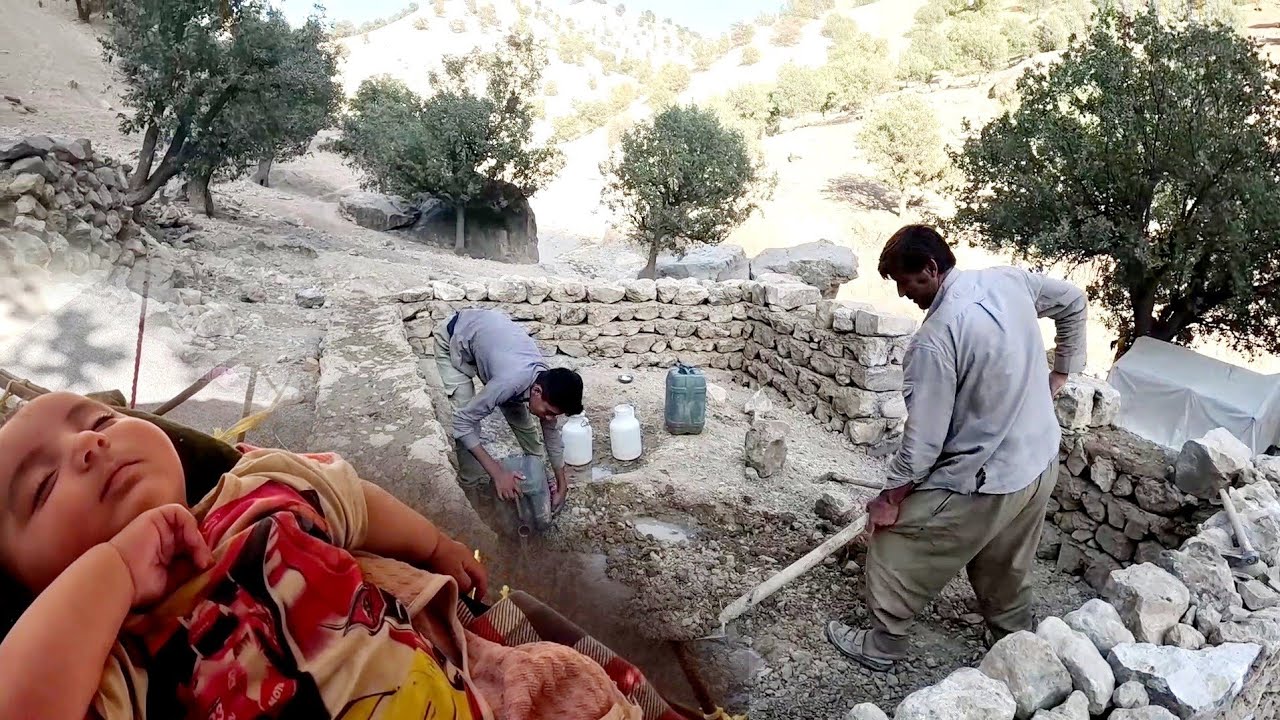 Building a hut in the desert, you are a nomadic man - YouTube