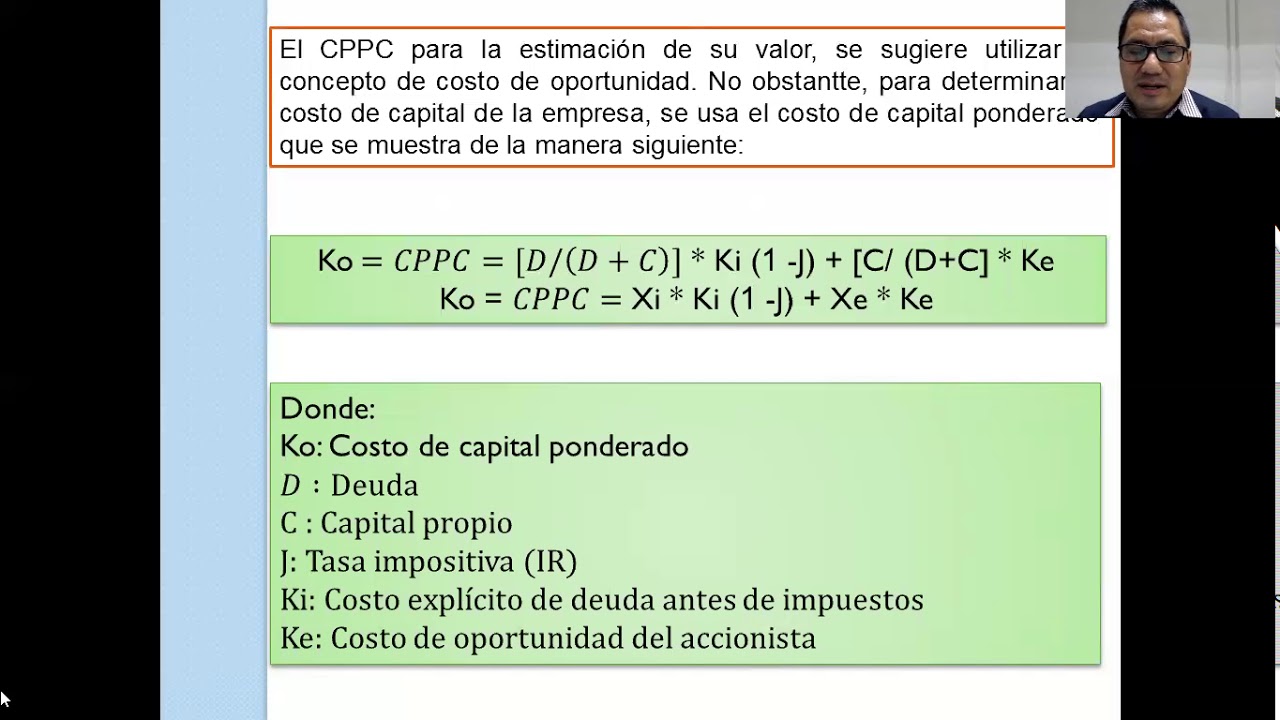 Costo Promedio Ponderado De Capital CPPC O WACC YouTube costo-promedio-ponderado-de-capital-cppc-o-wacc-youtube