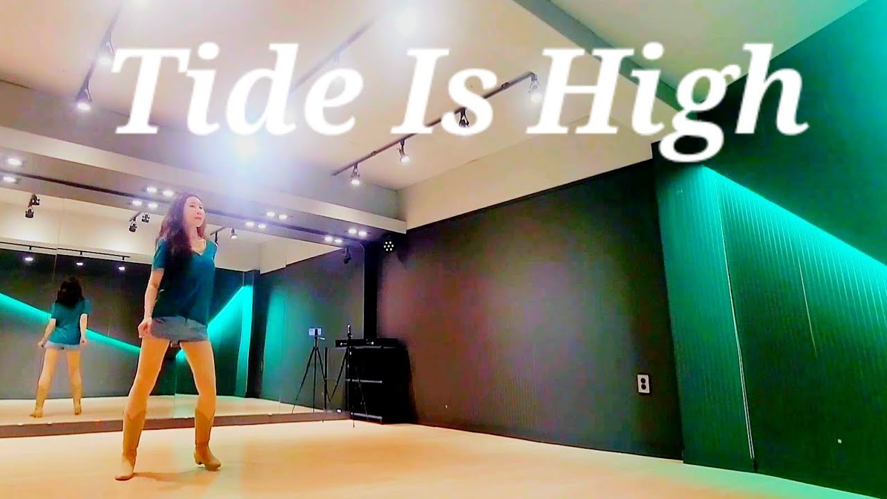Tide Is High Line Dance - YouTube
