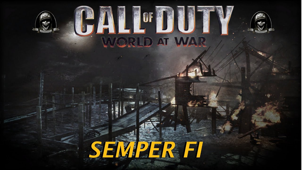 Mission 1 - Semper Fi (COD WAW Campaign on Veteran - Gameplay) - YouTube