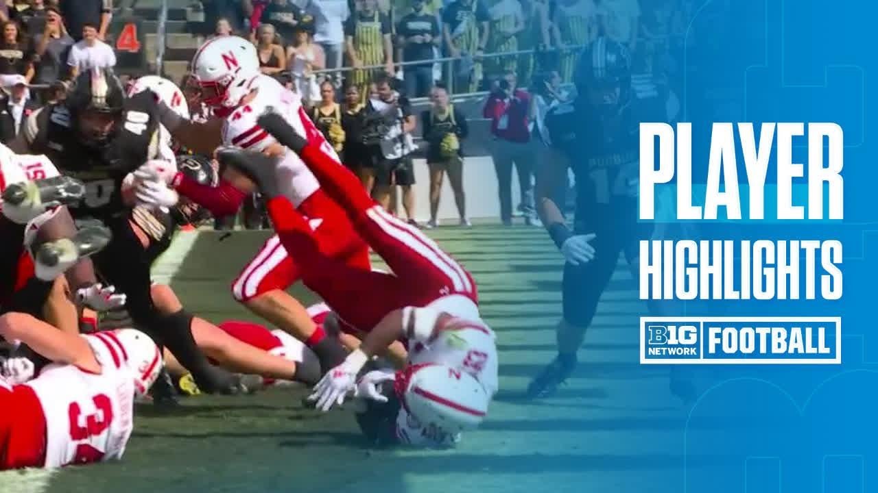 Dante Dowdell Highlights vs. Purdue | Nebraska Football | 09/28/2024 ...