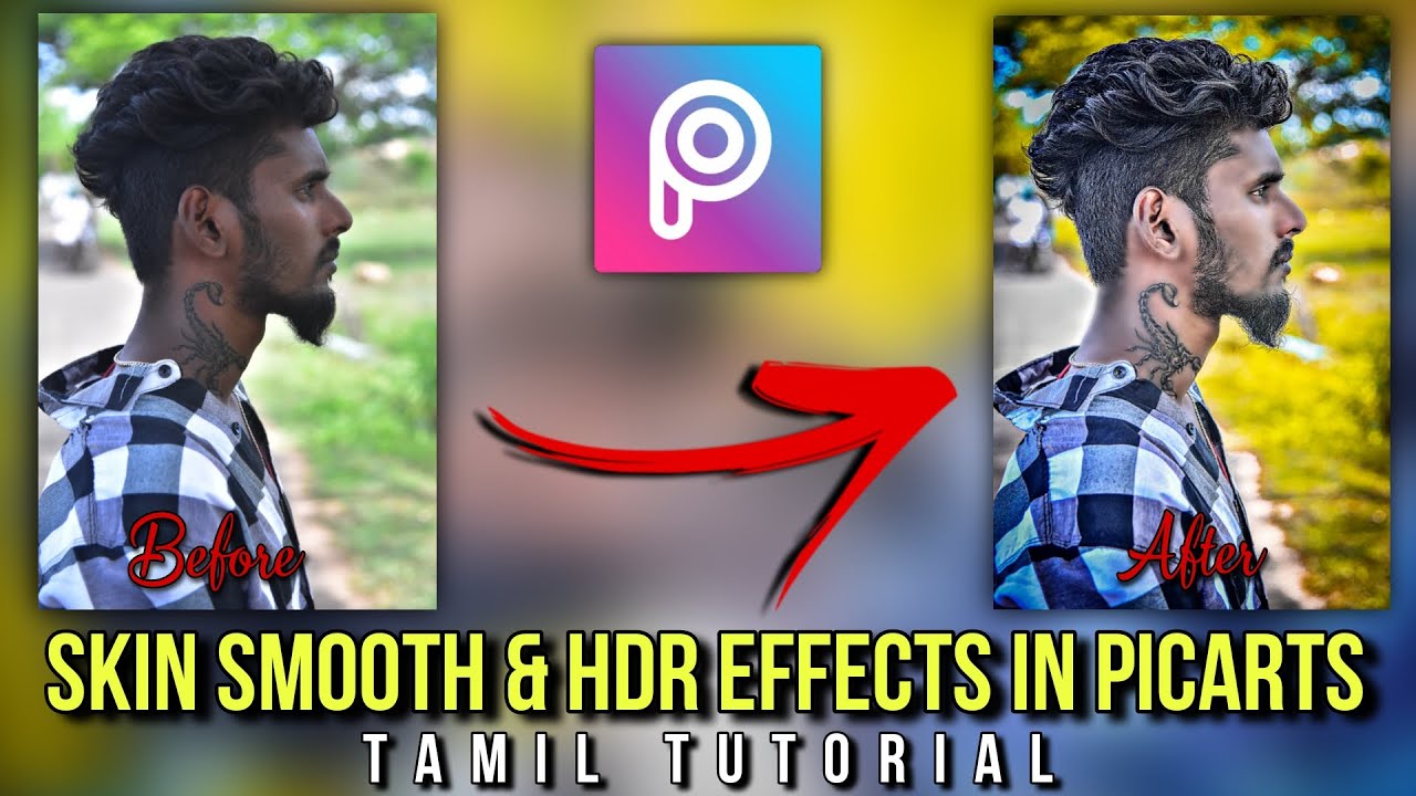 Skin Smoothing And Hdr Effects In Picarts Editing Tutorail In Mobile ...