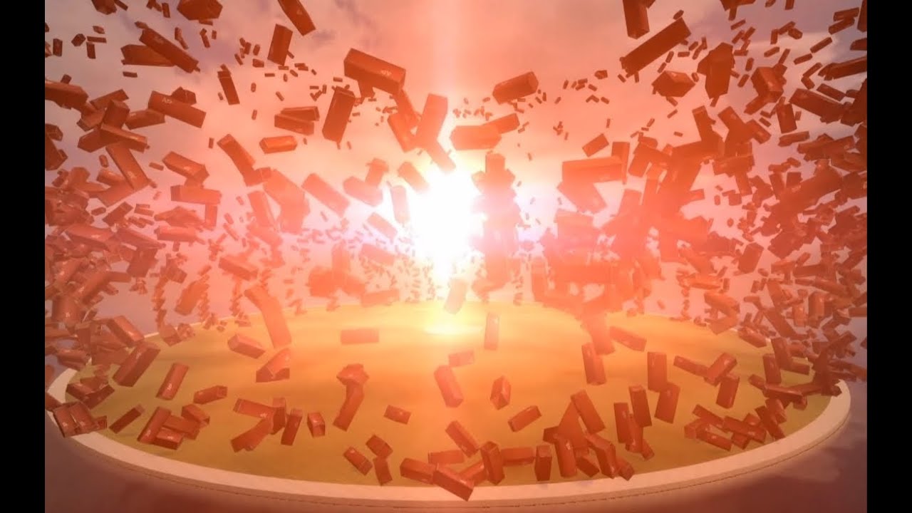 Gmod Slowmotion Structure explosion : 1820 props ☢ - YouTube