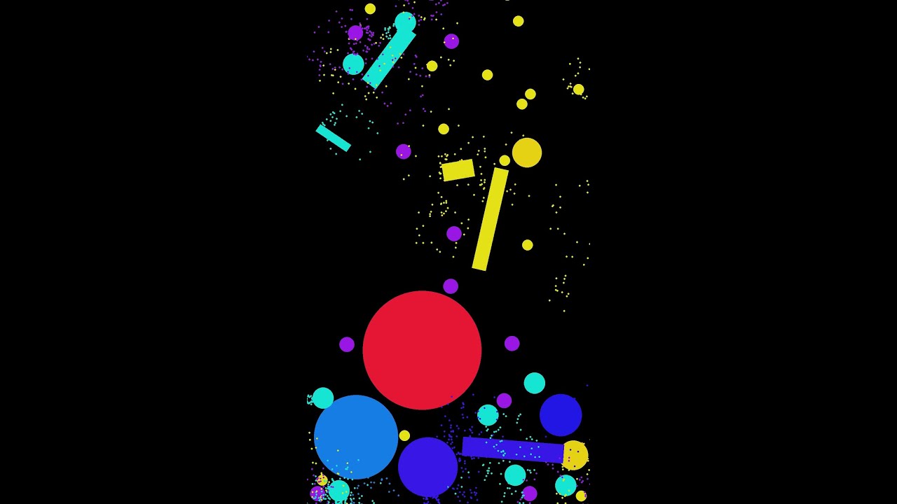Colorful Merge Balls: Grow Bigger ASMR Game #Short - YouTube