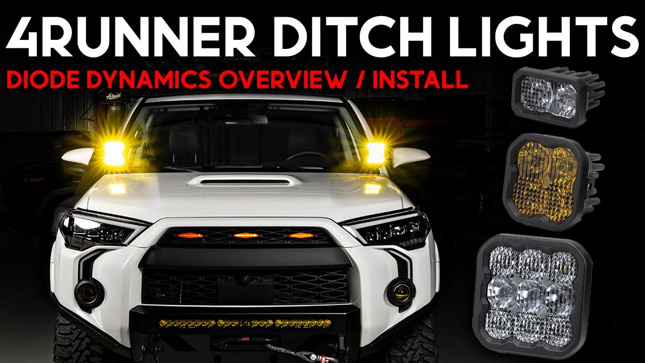 Diode Dynamics 4Runner Ditch Lights | Install And Overview - YouTube
