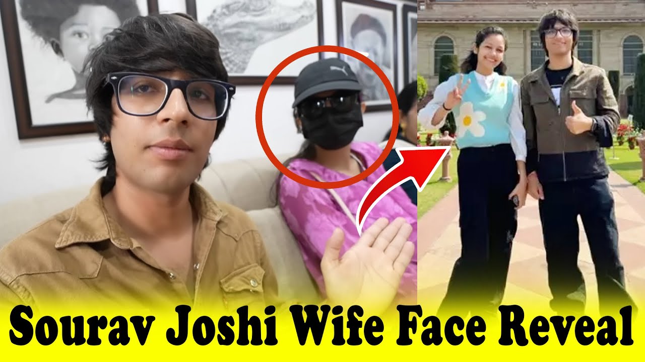 Sourav Joshi Wife Face Reveal Recent 😮Sourav Joshi Vlogs wife face ...
