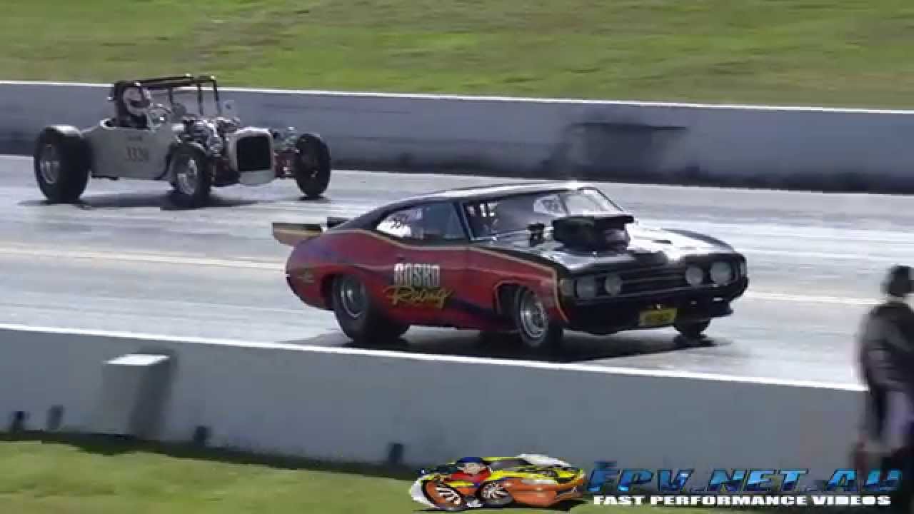 BOSKO RACING 9 SEC FORD COUPE DAY OF THE DRAGS 29.3.2015 - YouTube