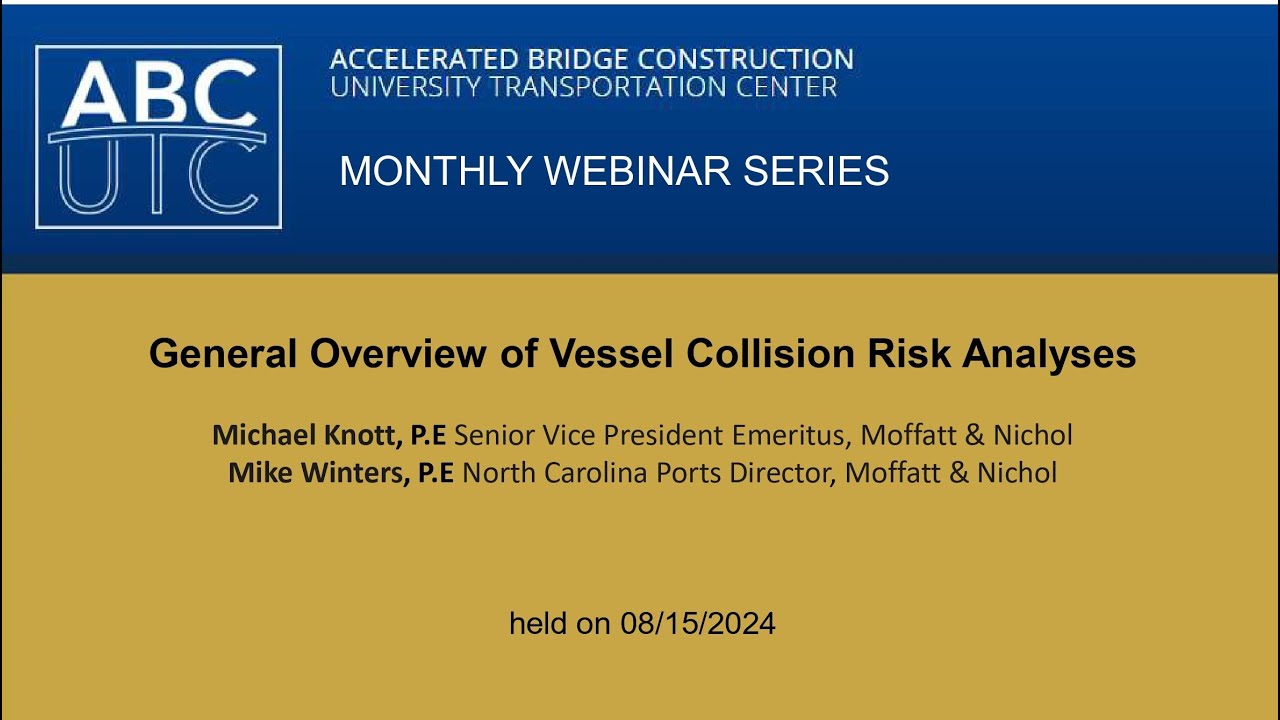 General Overview of Vessel Collision Risk Analyses - YouTube