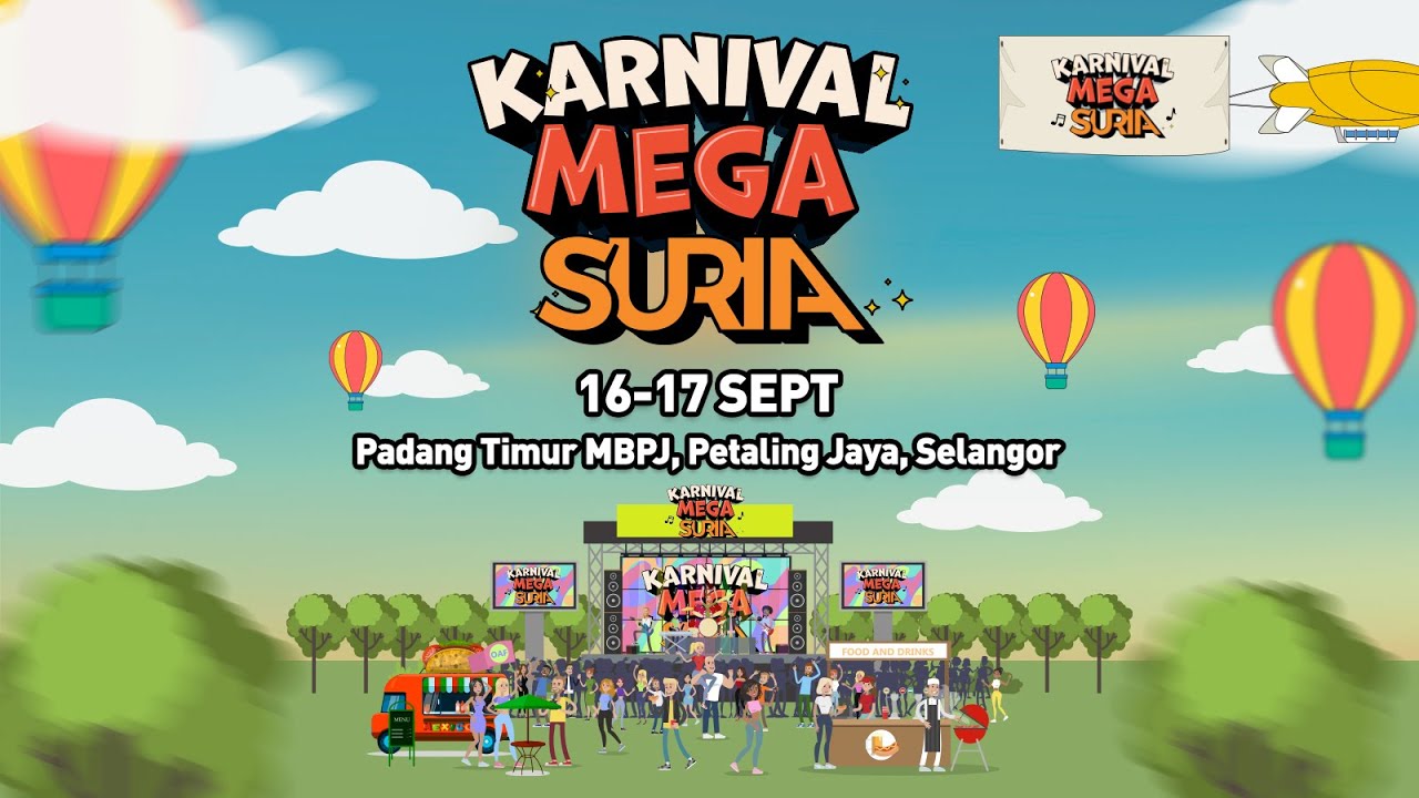 Karnival Mega Suria | 16 - 17 September 2023 | Padang Timur MBPJ - YouTube