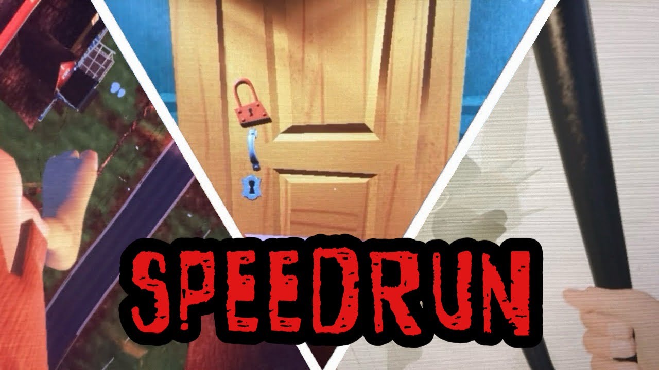 How to SPEEDRUN Hello Neighbor with GLITCHES (easy tutorial) - YouTube