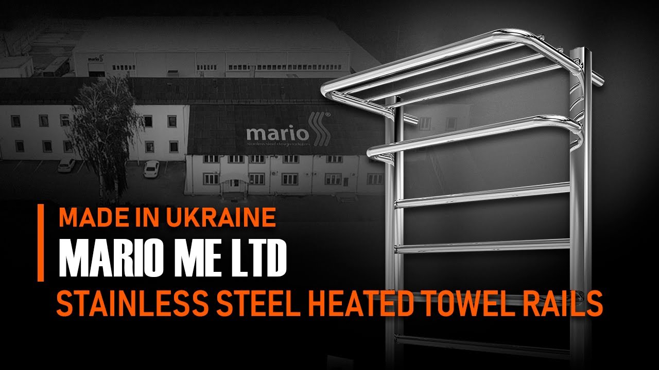 Stainless steel Towel Rails | www.mario-radiators.uk - YouTube