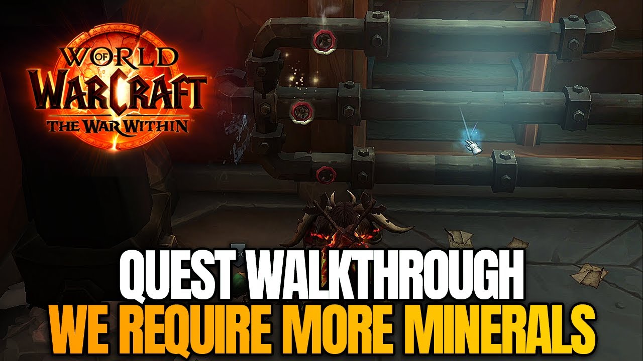 We Require More Minerals Quest Guide - World of Warcraft: The War ...