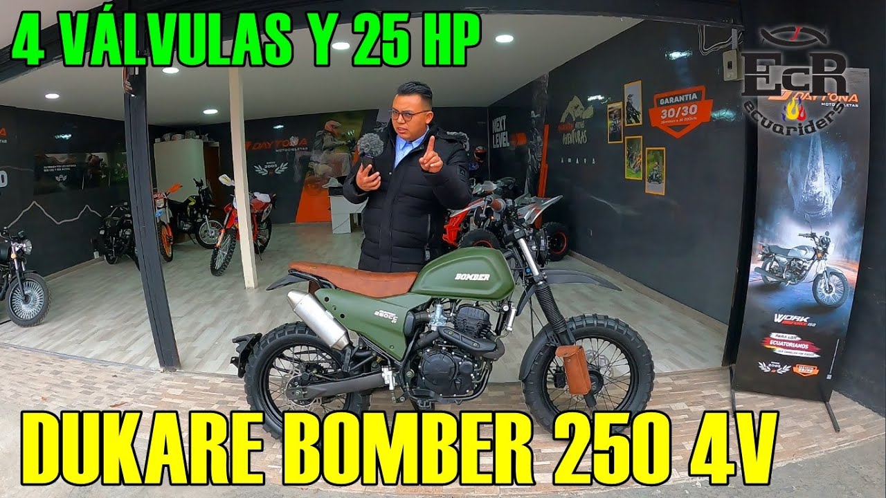 DUKARE BOMBER 250 4V: LA MEJOR SCRAMBLER DEL 2024 || REVIEW + FICHA TÉCNICA + PRECIO ...