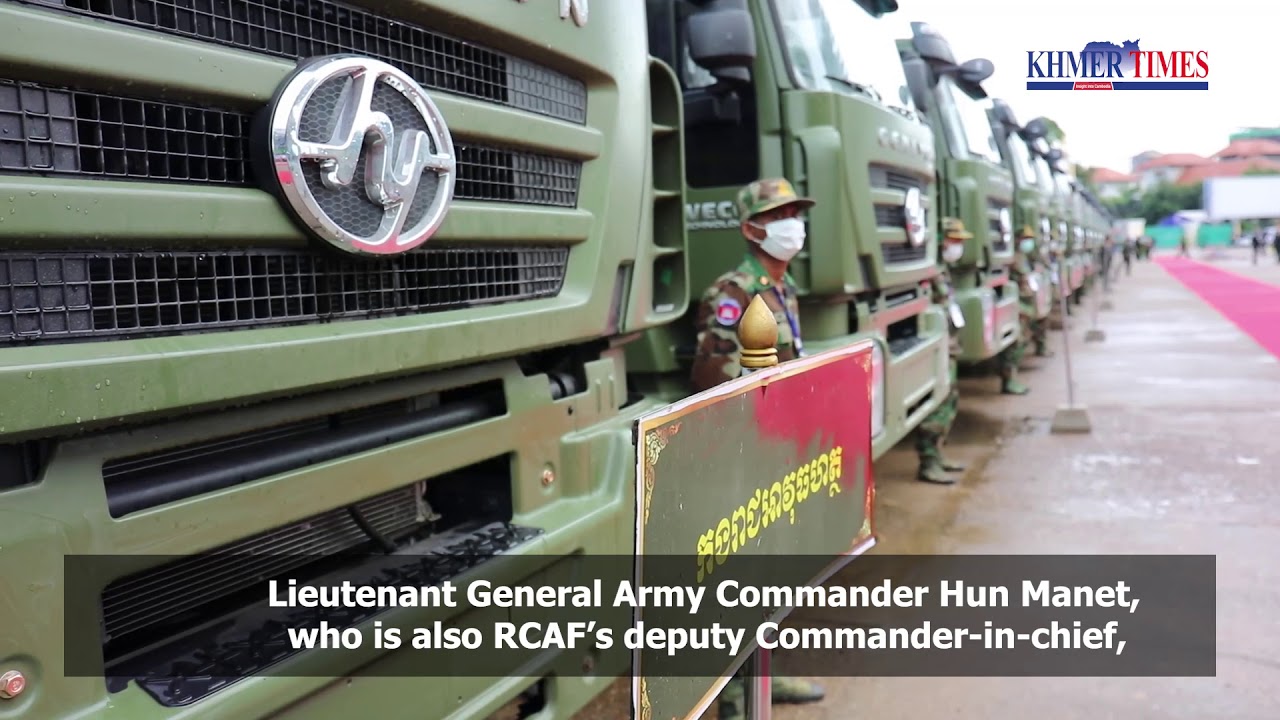 About 300 military trucks handed over to RCAF and police - YouTube