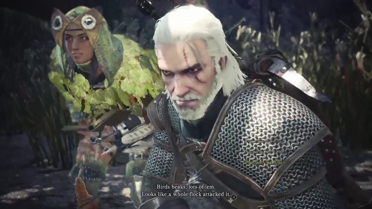 Monster Hunter World:The Witcher Introduction - YouTube