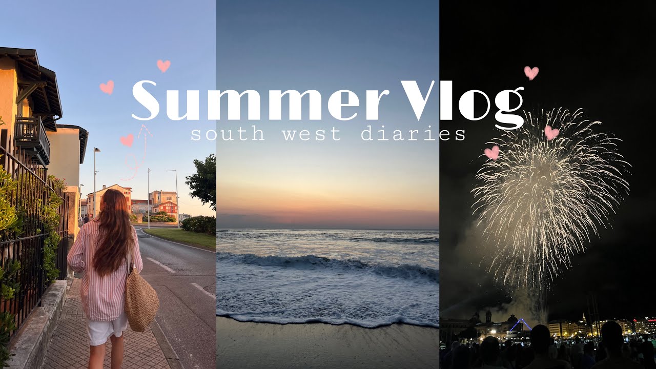 Summer Vlog : vacances d’été dans le sud ouest (sunset, haul, plages ...