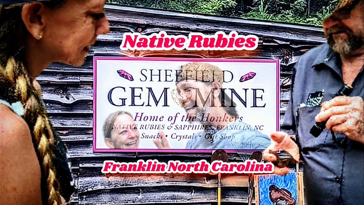 Native Rubies At The Sheffield Gem Mine In Franklin North Carolina ...