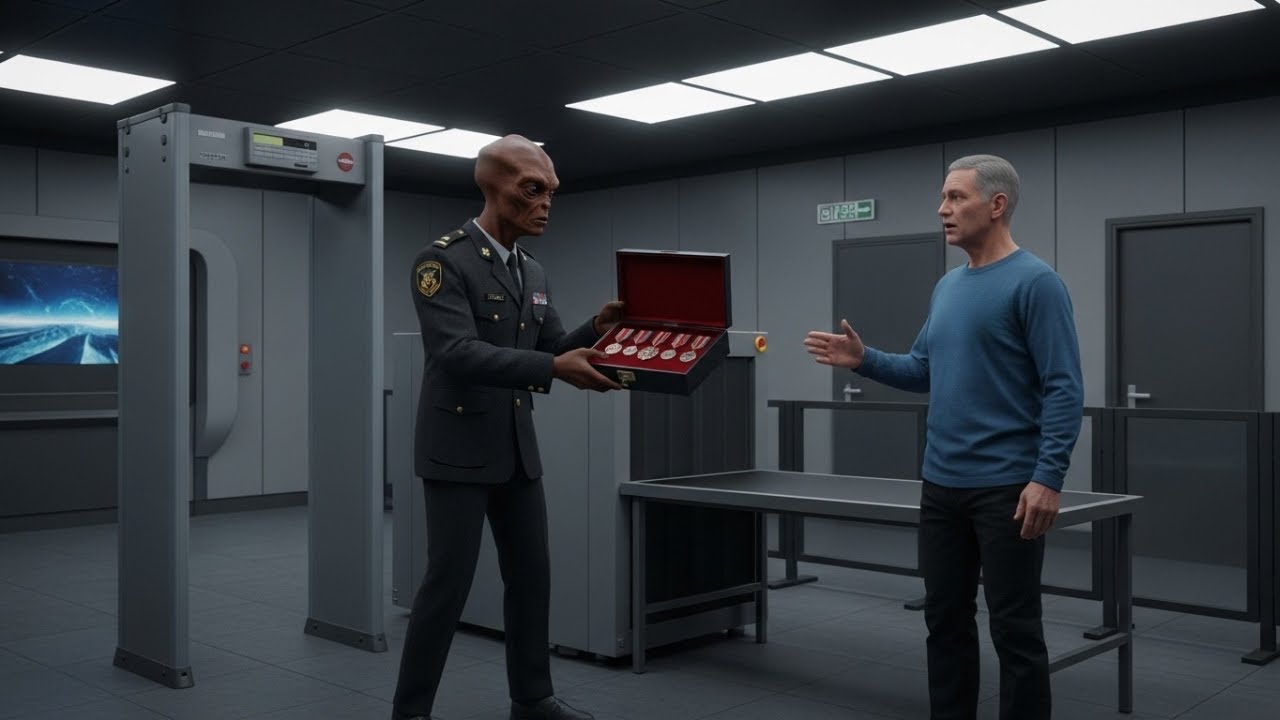 Alien TUSA Agent Tossed Man Veteran's Medals—10 Minutes Later, Galactic ...