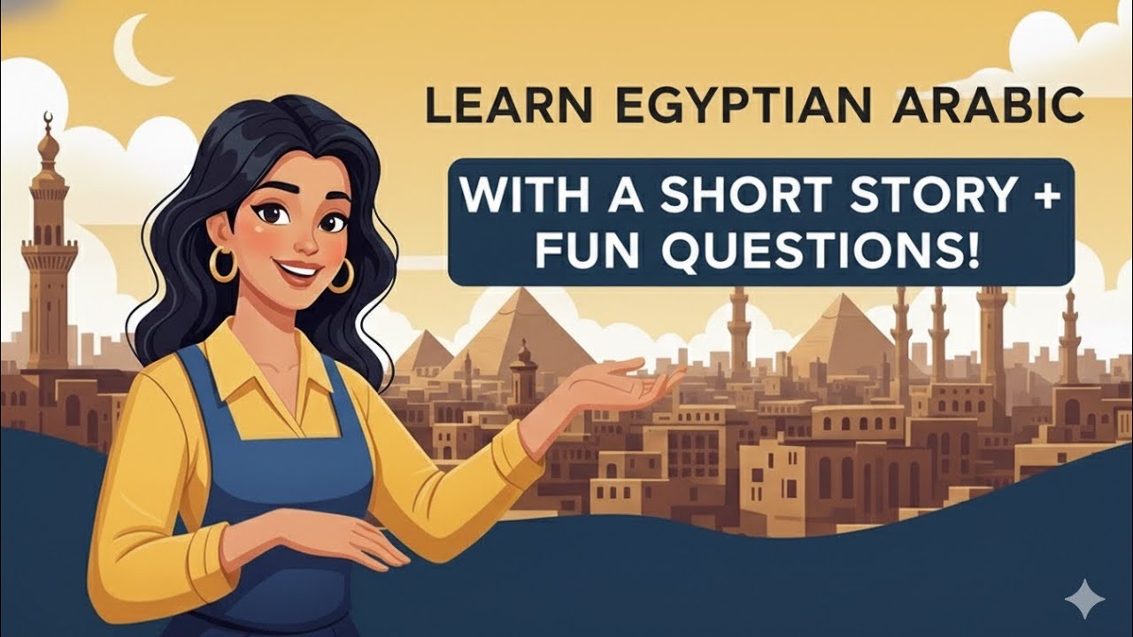 Learn Egyptian Arabic with a Short Story + Fun Questions! - YouTube