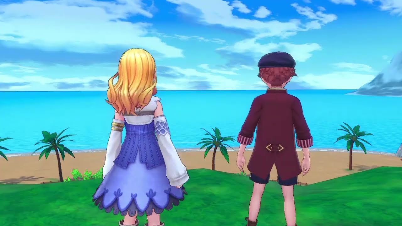 Rune Factory 5 Cecil ~Romance Event~ Seaside Hill 3rd Date - YouTube