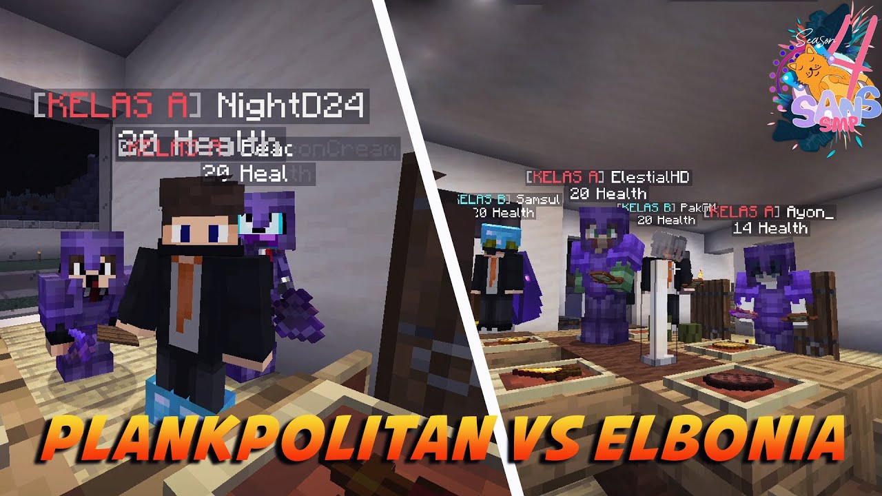 ELBONIA VS PLANKPOLITAN?! AKU NAIK JABATAN DI SANS SMP SEASON 4 - YouTube