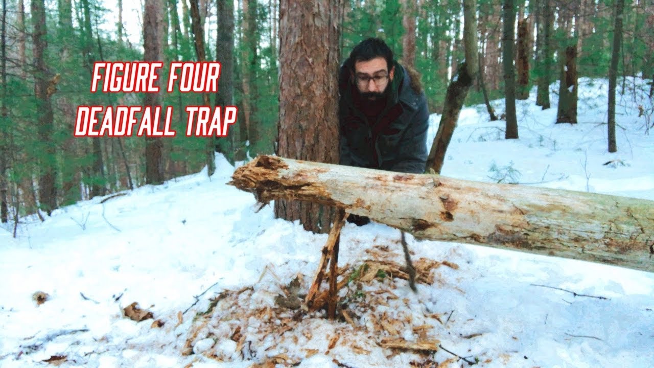 Figure Four Deadfall Trap - YouTube