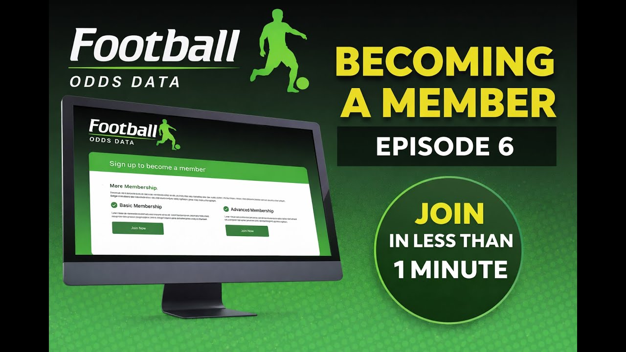 🎬 Episode 6 – Becoming a Member | Football Bet Data - YouTube