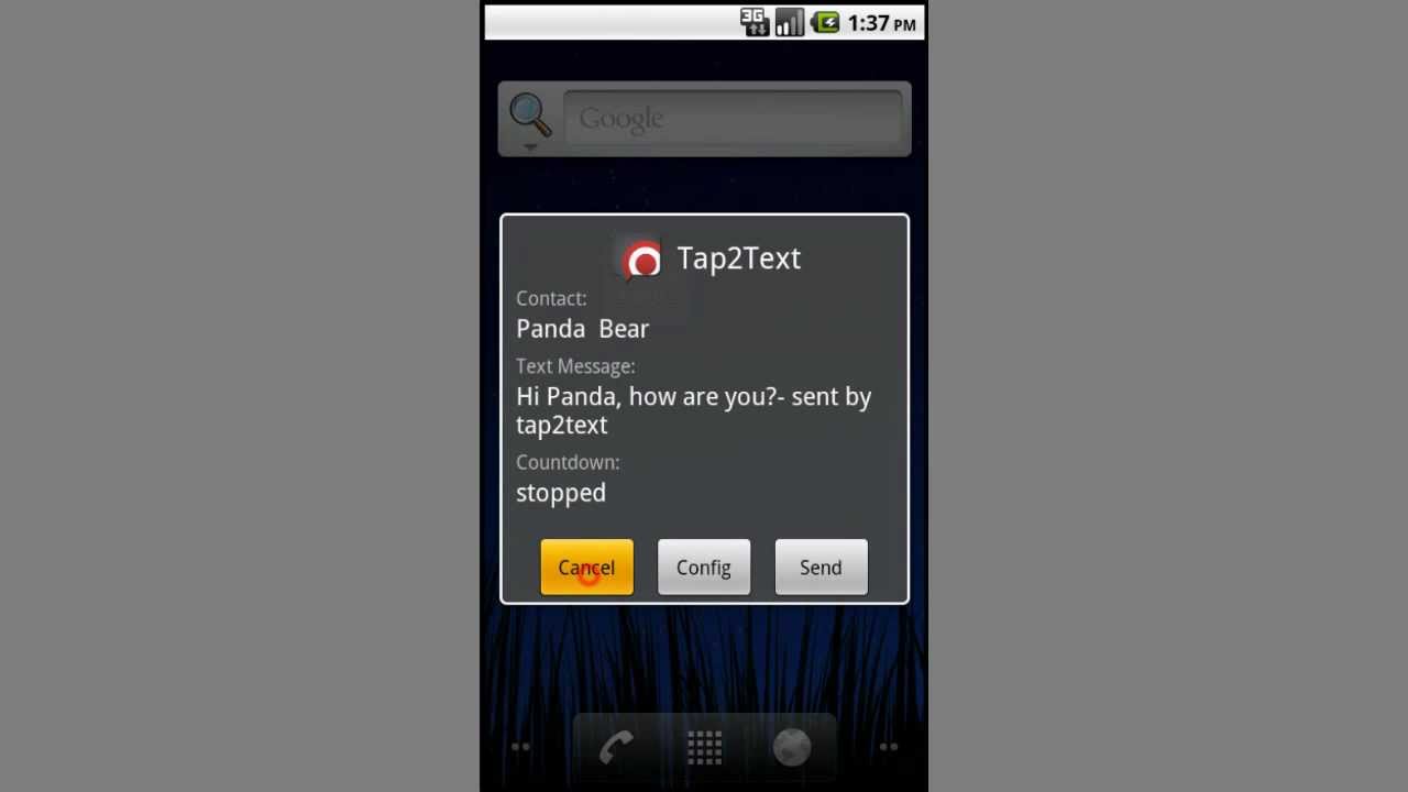 Tap2Text - One Tap SMS Shortucts - YouTube