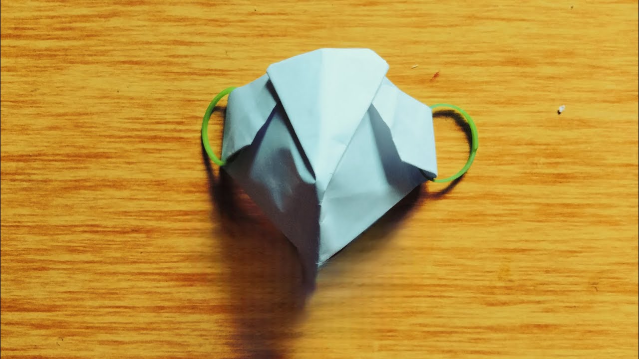 How to make a paper mask - YouTube