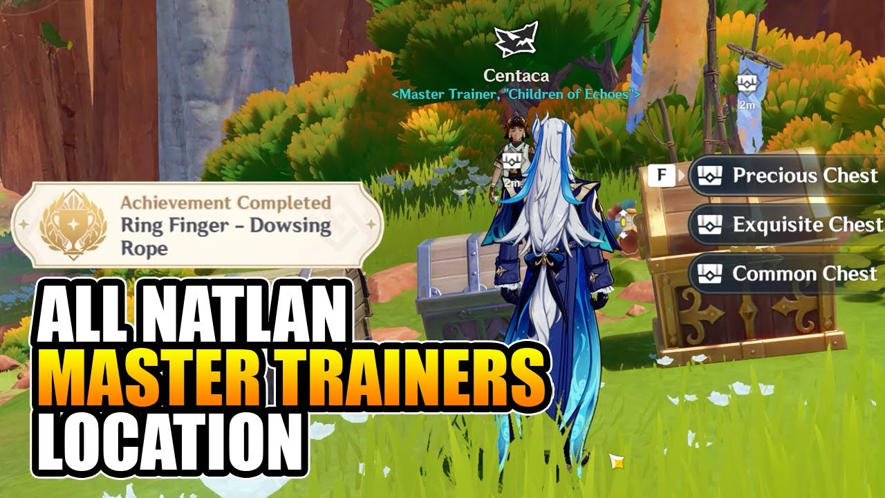 All Natlan Master Trainers Location 27 Chest Genshin Impact 5.0 - YouTube
