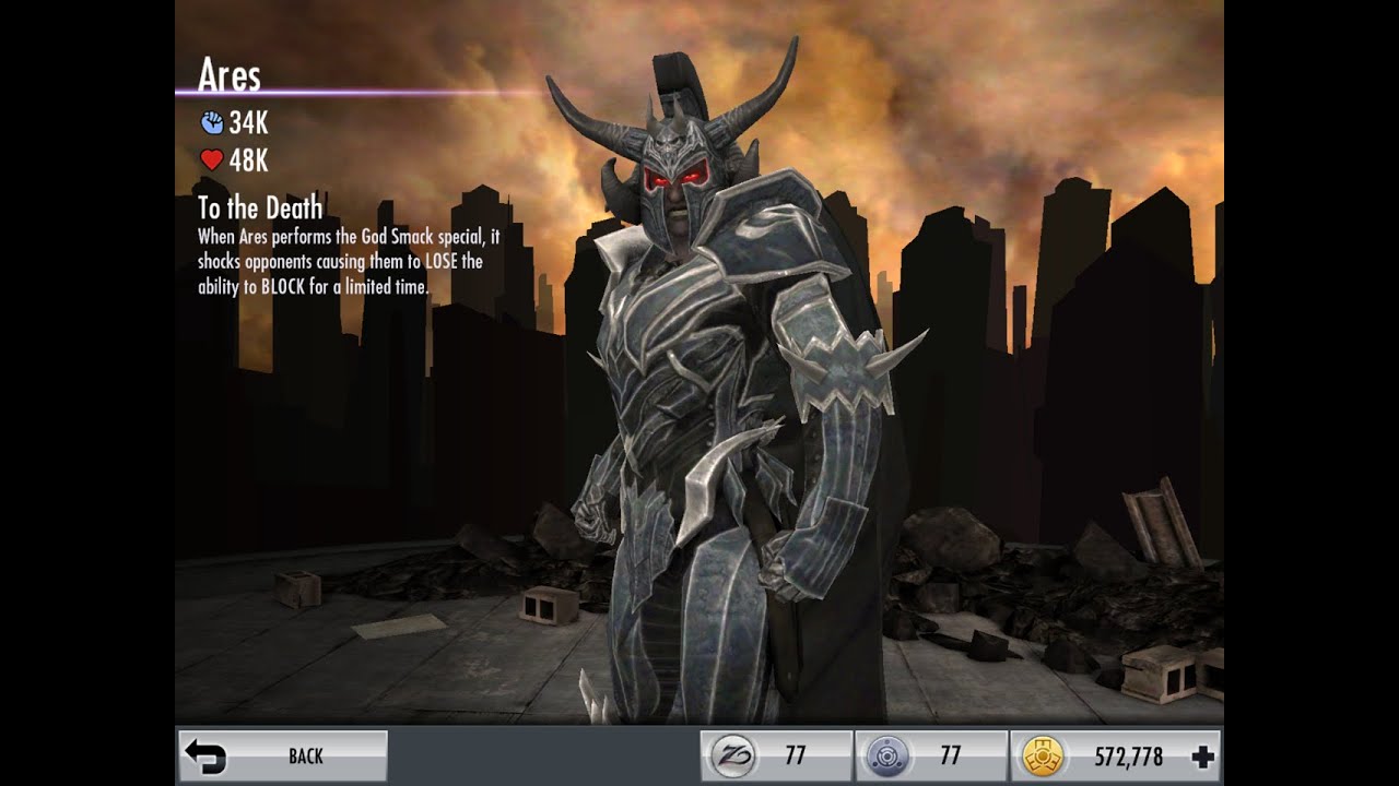 Injustice (SPOILER) iOS / Android Ares GAMEPLAY - YouTube
