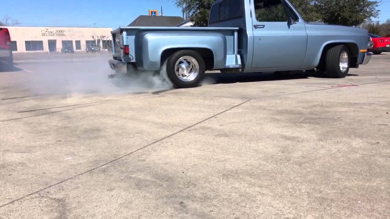 1982 c10 burnout - YouTube